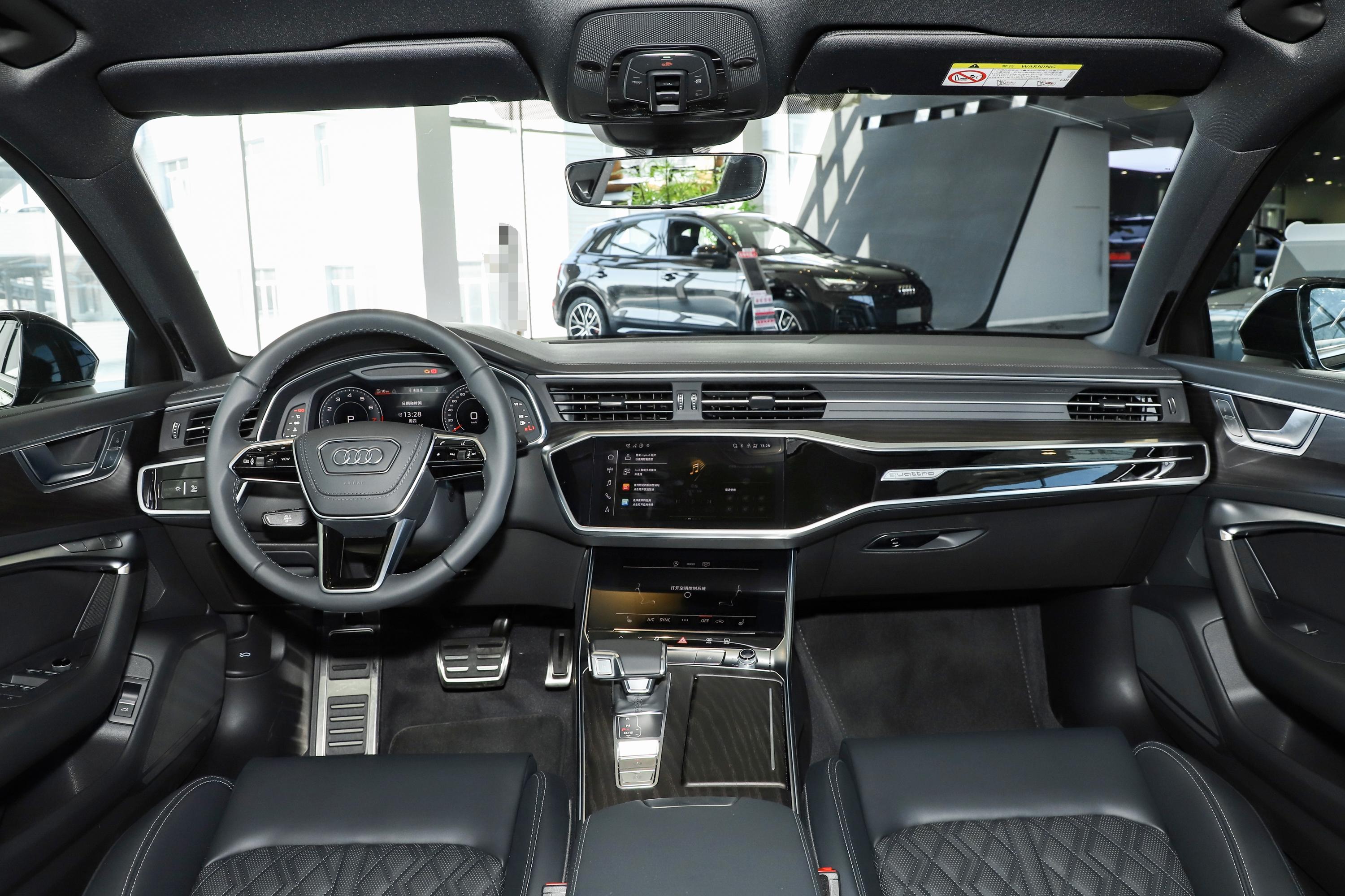 【奥迪A6L改款 45 TFSI quattro 臻选动感型内饰全景正拍图片-汽车图片大全】-易车