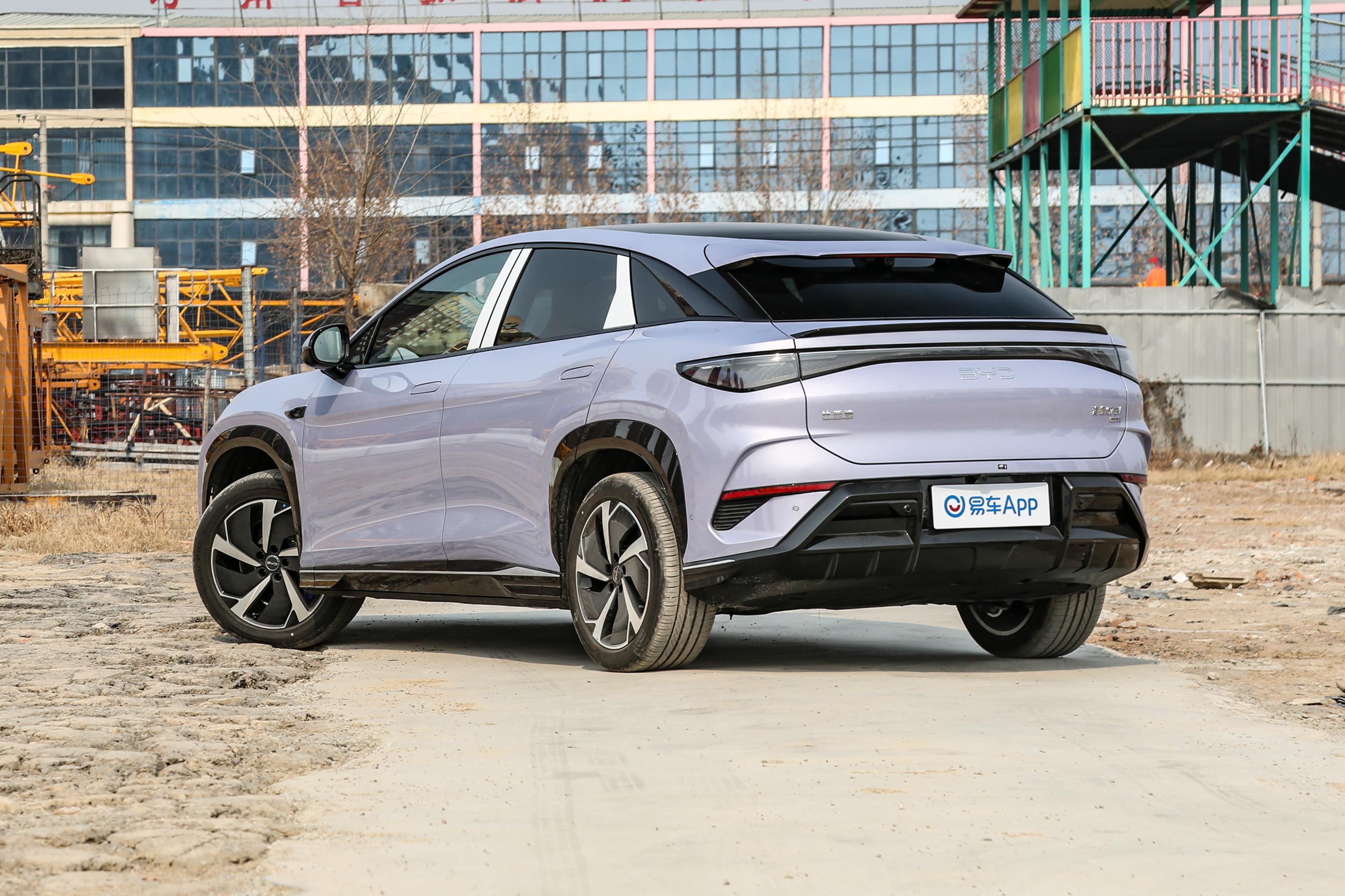 【海狮07EV智驾版 610km 后驱智航版侧后45度车头向左水平图片-汽车图片大全】-易车