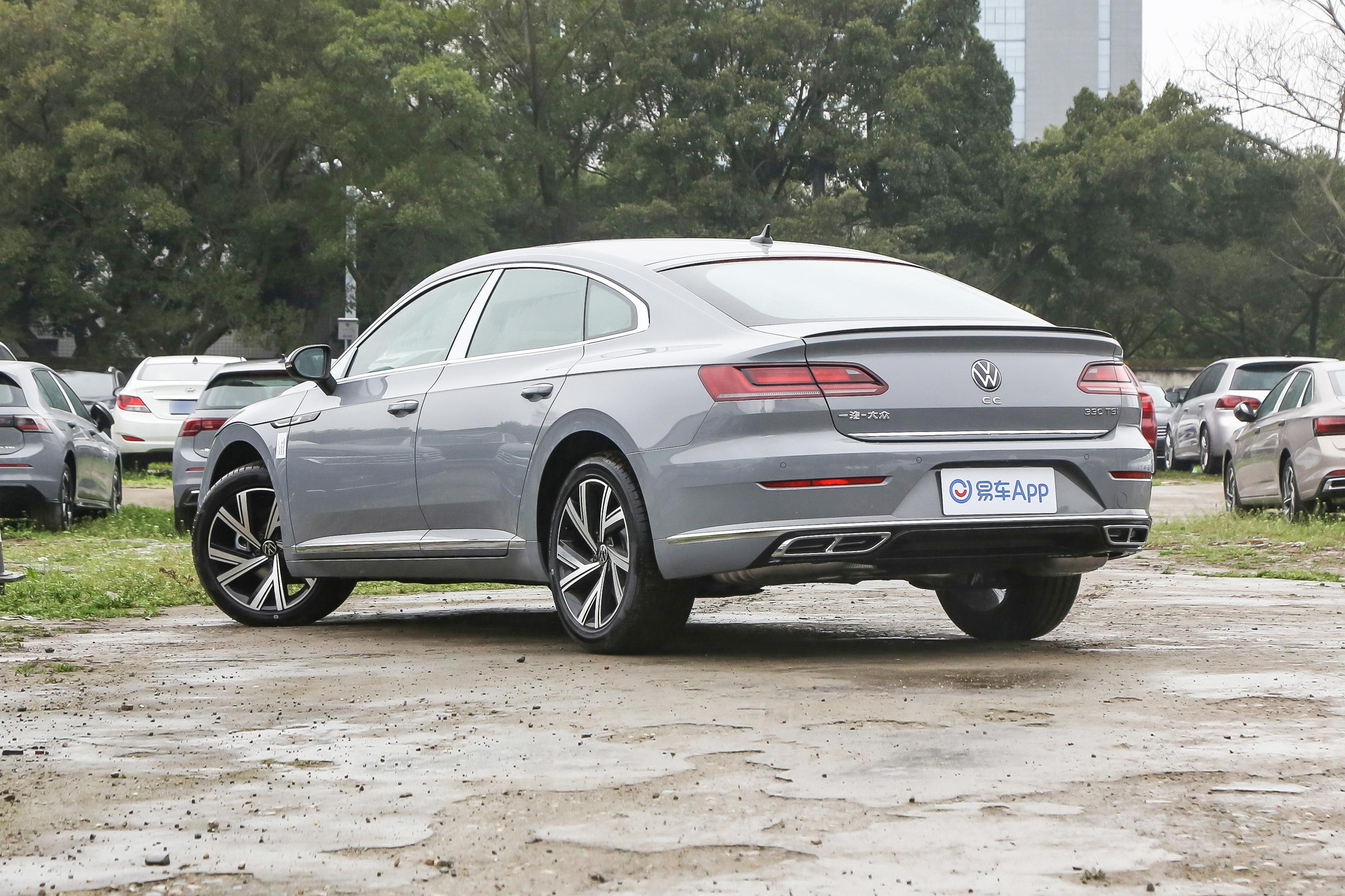 【一汽-大众CC众享款 330TSI 炫目版侧后45度车头向左水平图片-汽车图片大全】-易车