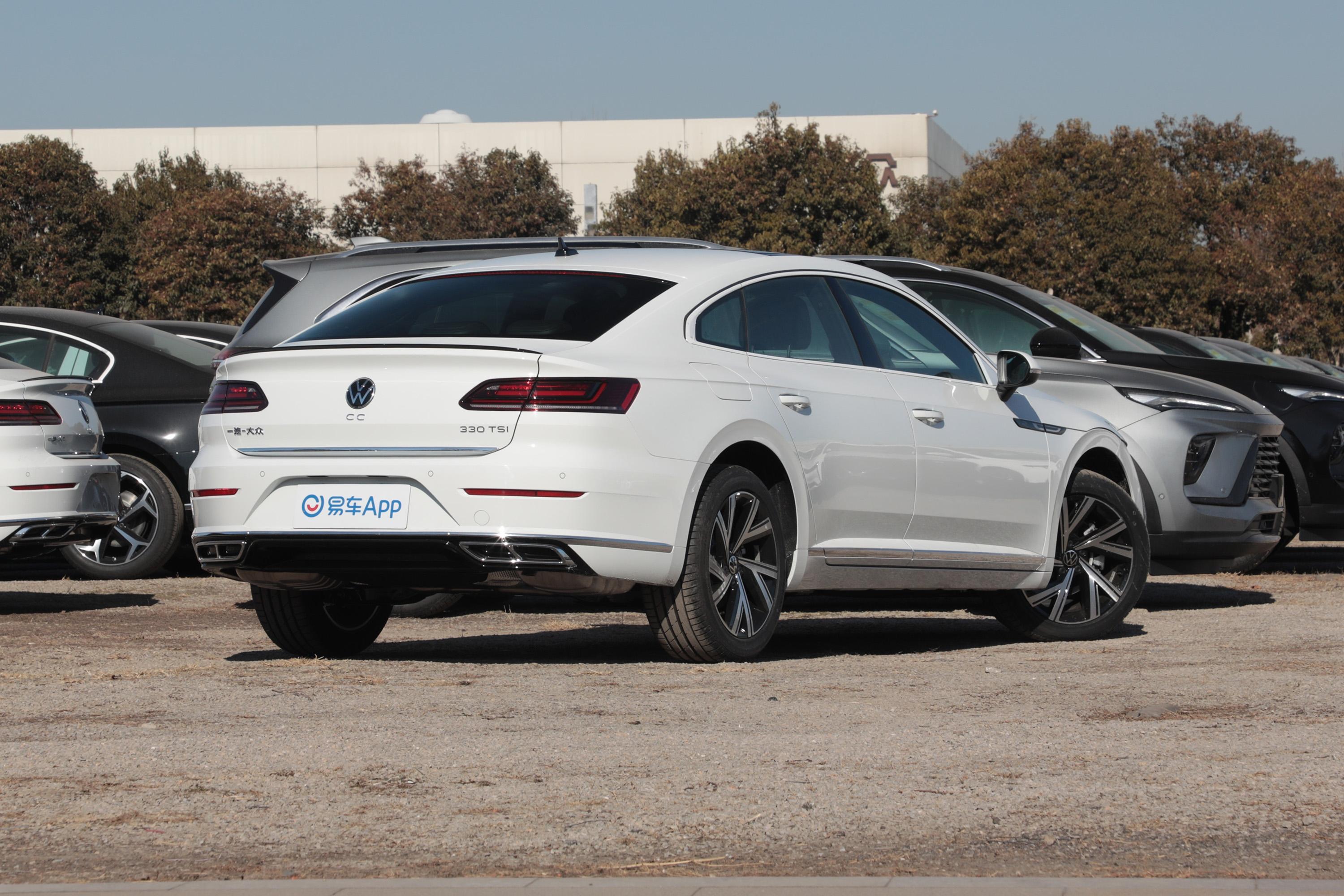 【一汽-大众CC众享款 330TSI 炫目版侧后45度车头向右水平图片-汽车图片大全】-易车