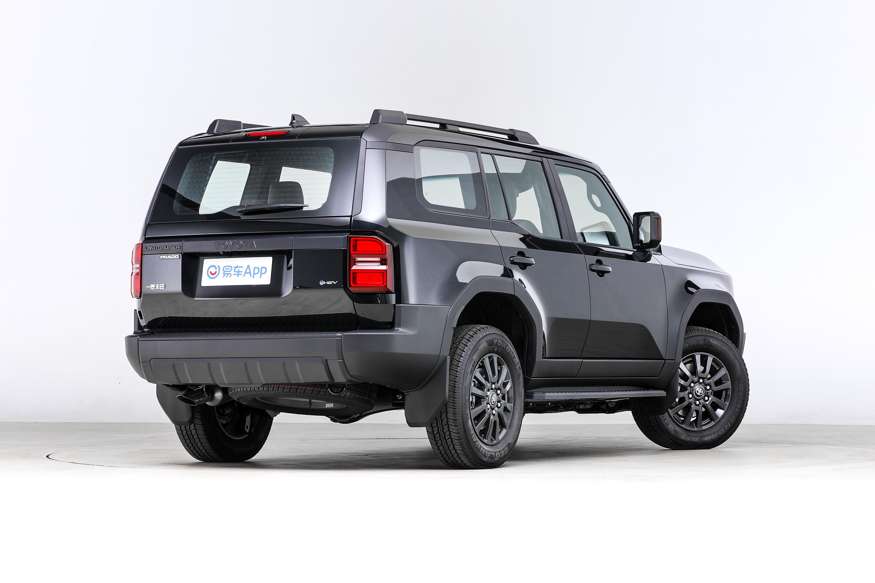 【普拉多双擎 2.4T 穿越BX版 5座侧后45度车头向右水平图片-汽车图片大全】-易车