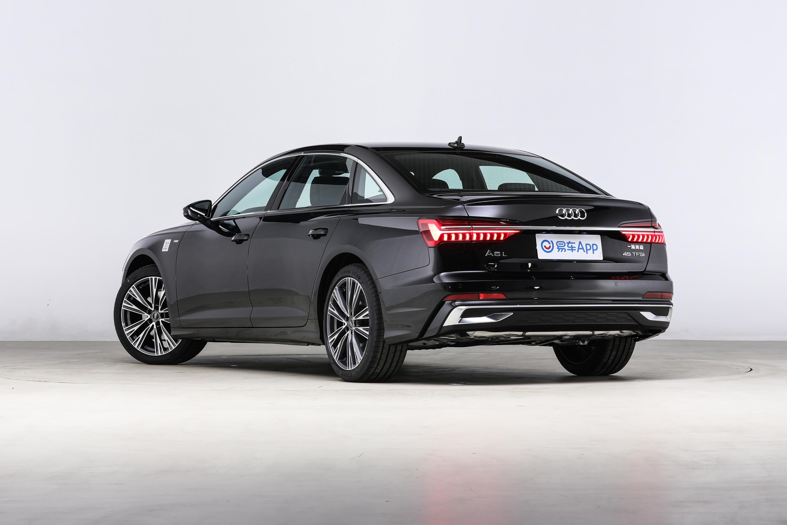 【奥迪A6L改款 45 TFSI 臻选动感型侧后45度车头向左水平图片-汽车图片大全】-易车