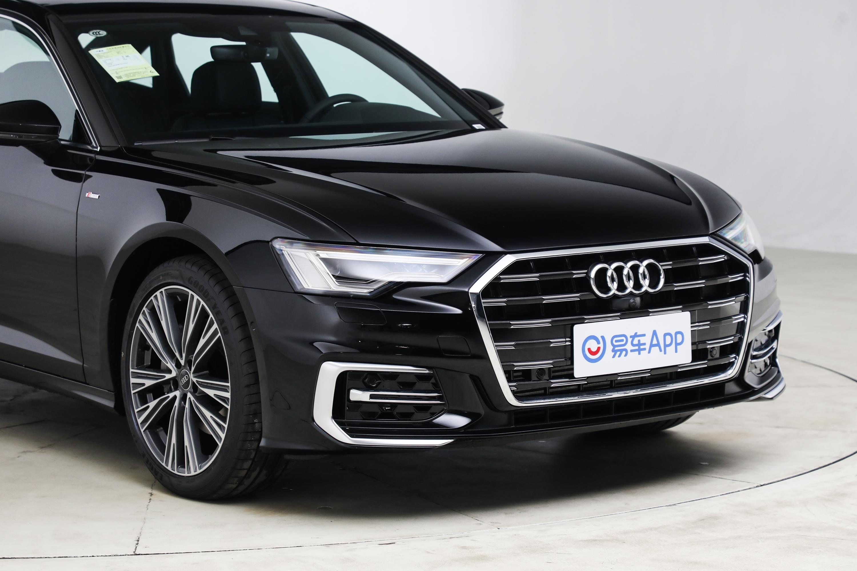 【奥迪A6L改款 45 TFSI 臻选动感型前格栅侧俯拍图片-汽车图片大全】-易车