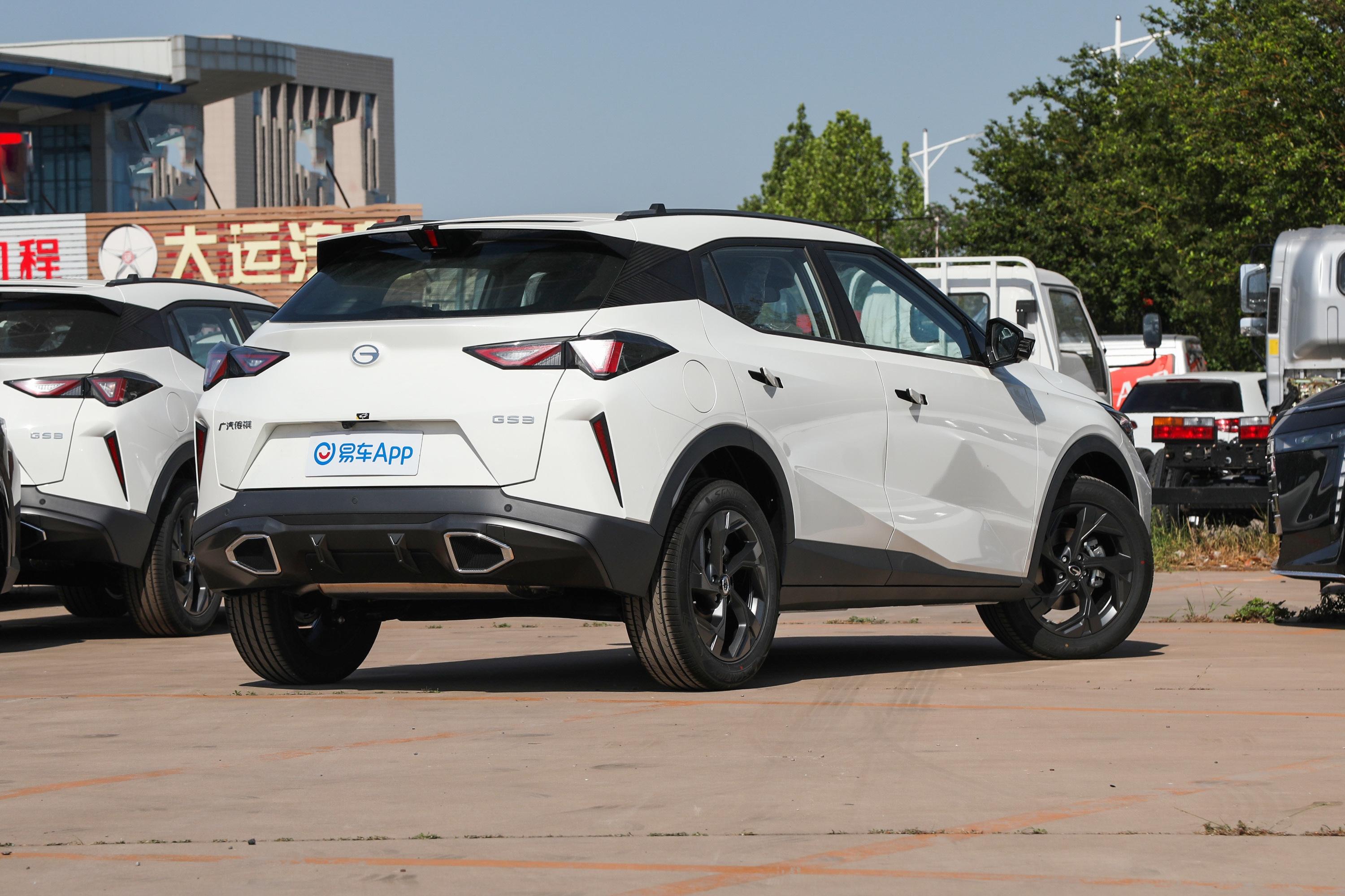 【传祺GS3影速 270T 劲享版-平步青云侧后45度车头向右水平图片-汽车图片大全】-易车