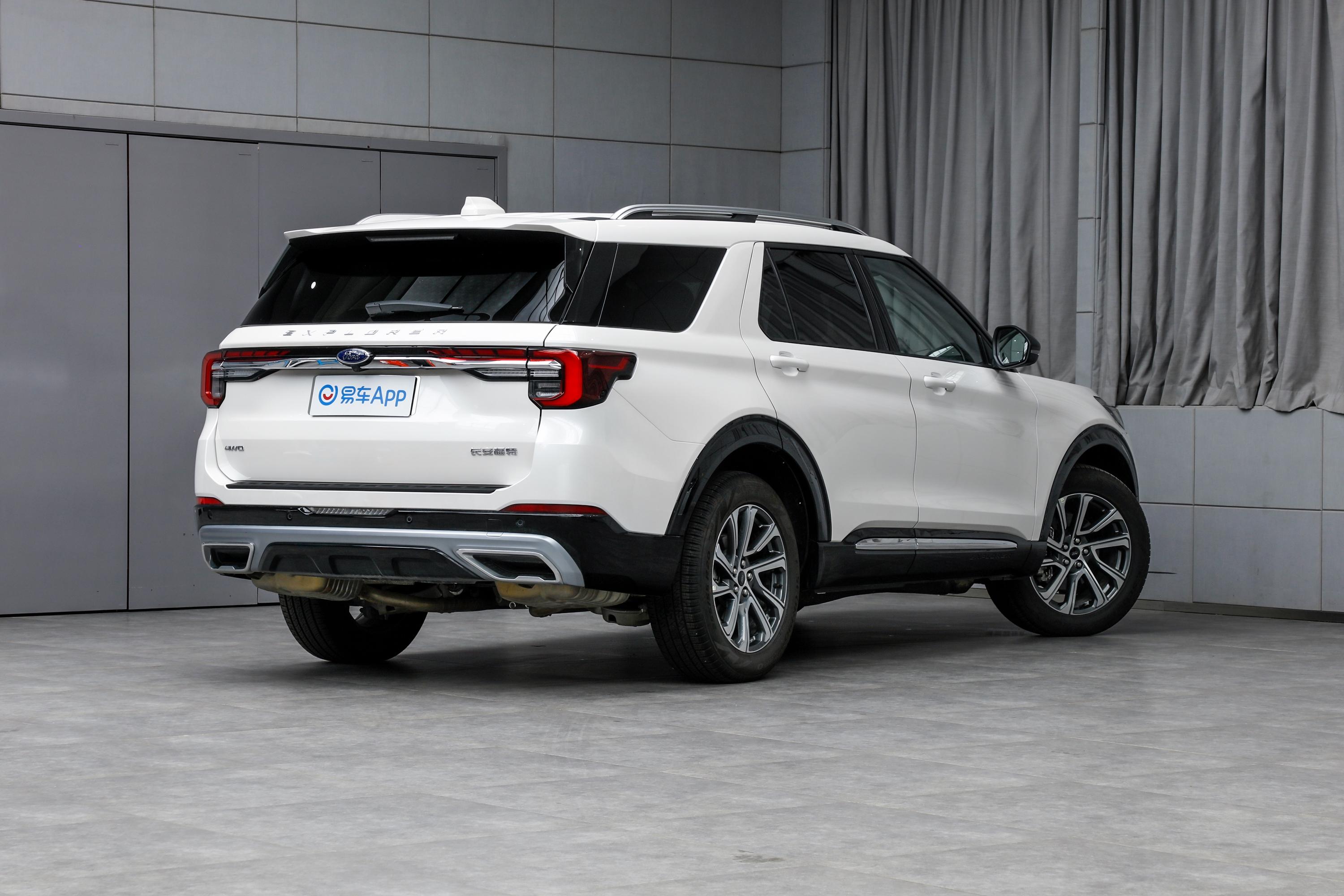 【探险者EcoBoost 285 四驱穿越版 5座侧后45度车头向右水平图片-汽车图片大全】-易车