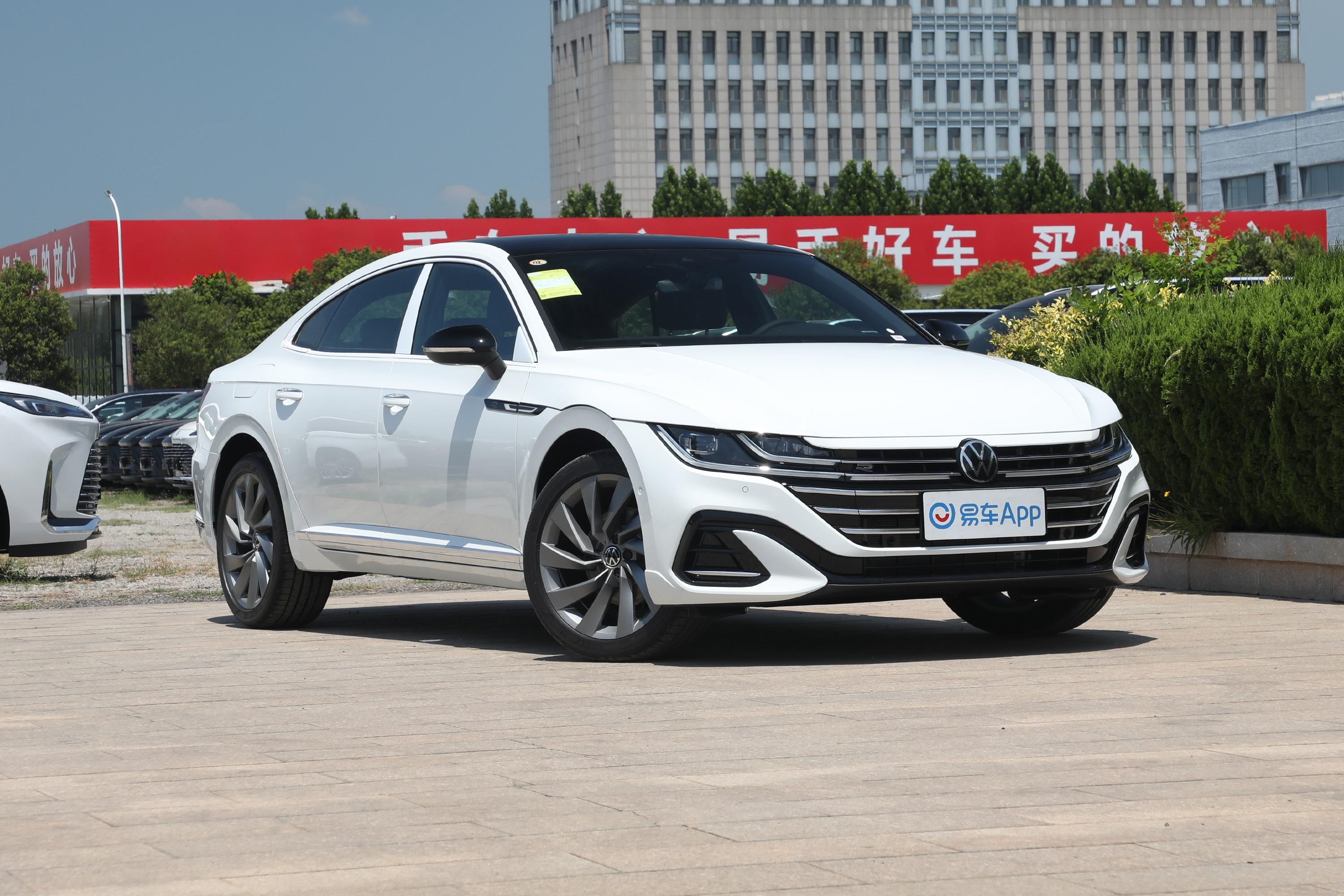 【一汽-大众CC改款 众享款 380TSI 夺目版侧前45度车头向右水平图片-汽车图片大全】-易车