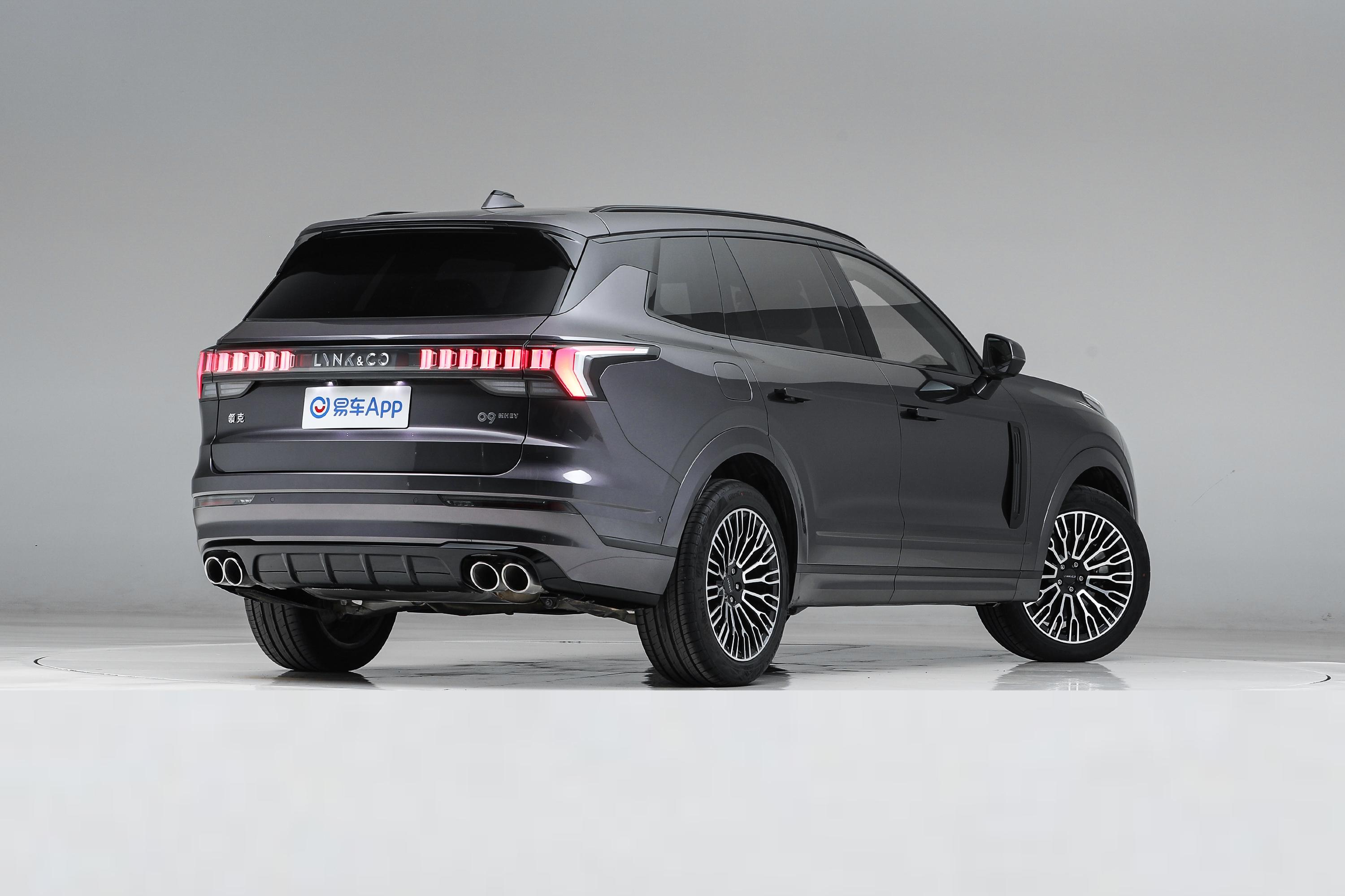 【领克09MHEV 2.0T 四驱探索版Ultra侧后45度车头向右水平图片-汽车图片大全】-易车