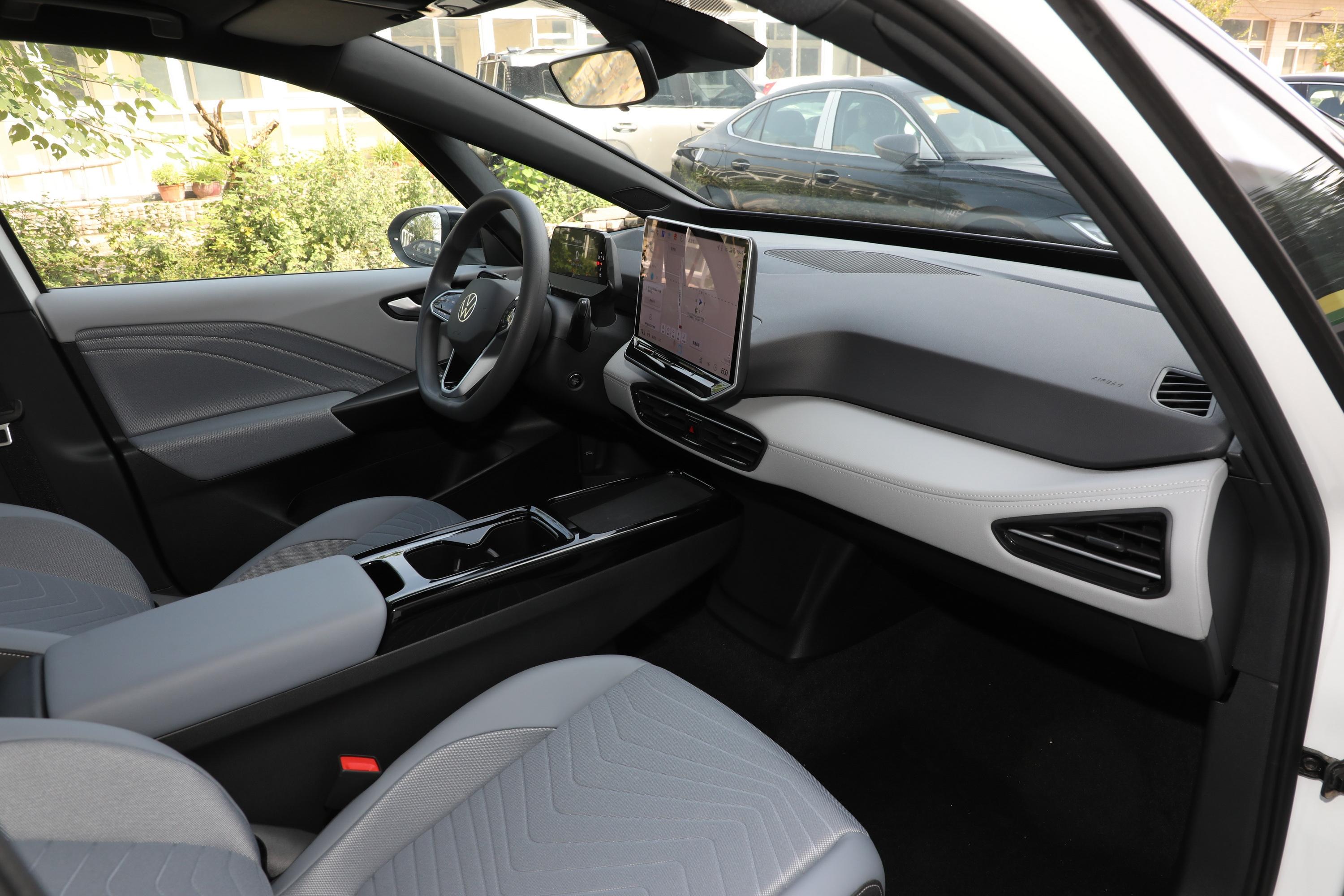 【大众ID.3聪明款 451km 纯净智享版内饰全景副驾方向图片-汽车图片大全】-易车