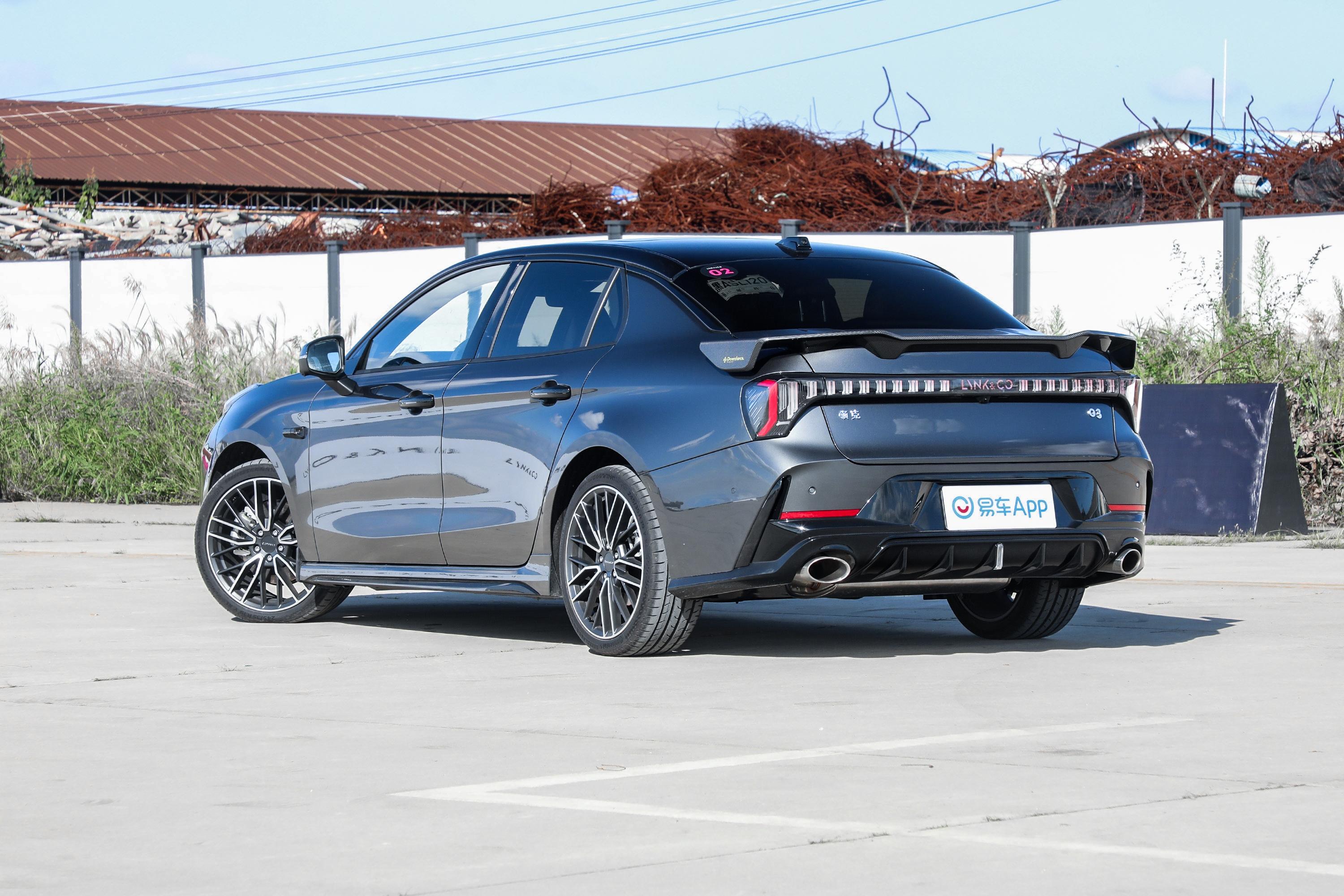 【领克032.0T 自动两驱Ultra 5座侧后45度车头向左水平图片-汽车图片大全】-易车