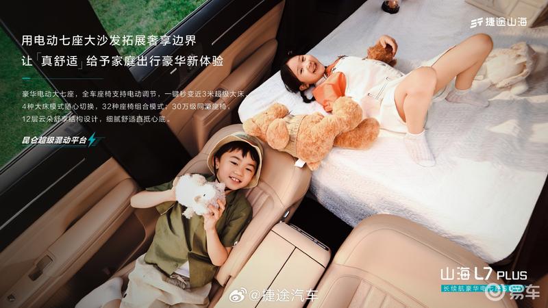 捷途山海L7PLUS官图 基于昆仑超级混动平台打造_易车