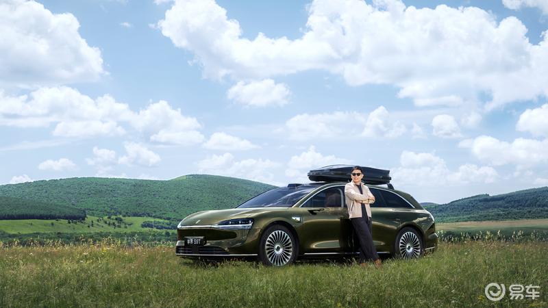 享界S9T发布最新官图 首发仙踪绿车色_易车